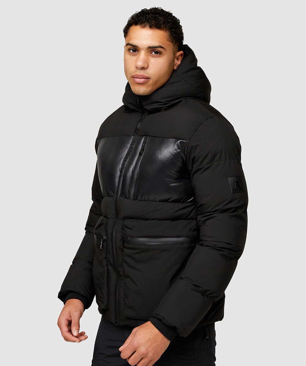 Alessandro Zavetti Cartello Puffer Jacket | Jet Black | Zavetti