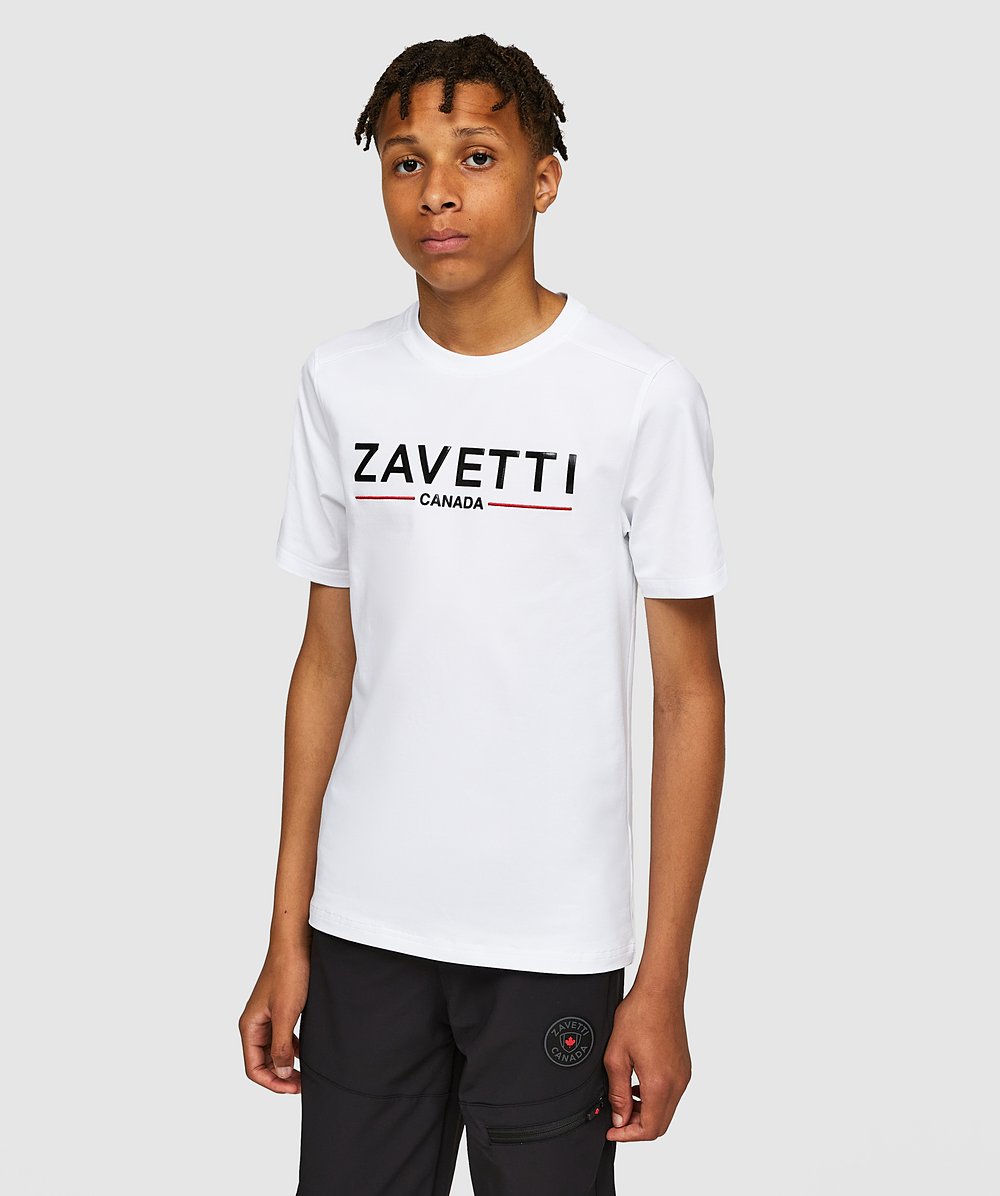 Zavetti Canada Junior Jaletto T-Shirt | White | Zavetti