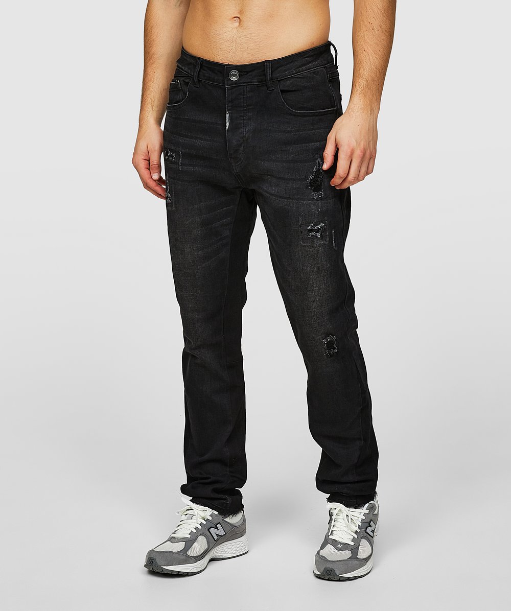 Alessandro Zavetti Venuzio Loose Stacked Fit Jean | Black Wash | Zavetti