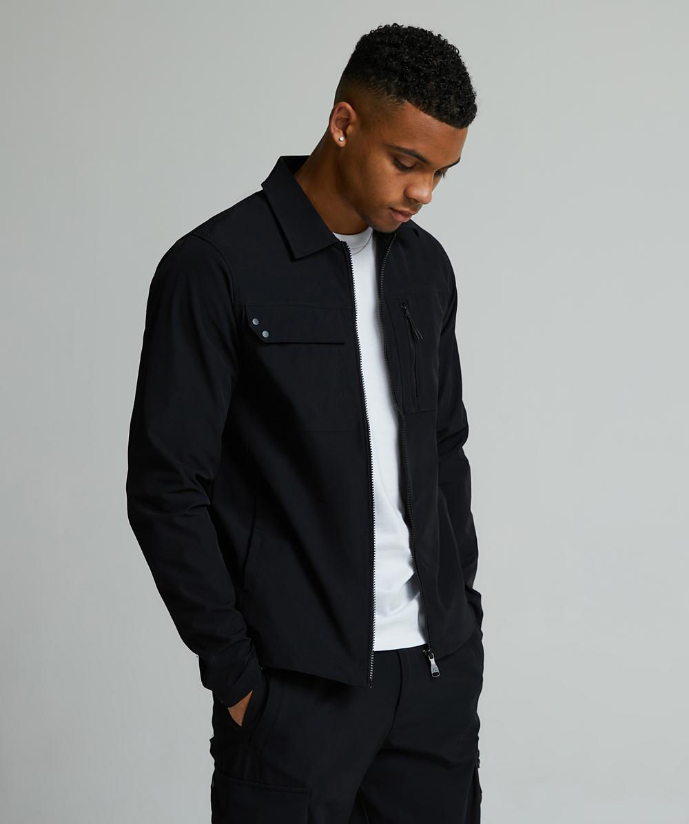 Alessandro Zavetti Persino Overshirt | Jet Black | Zavetti