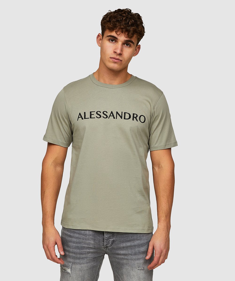 Alessandro Zavetti Meucci T-Shirt | Dried Sage | Zavetti
