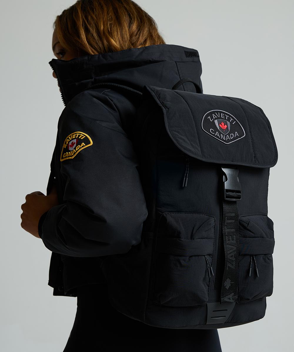 Zavetti Canada Velardi Backpack | Jet Black | Zavetti