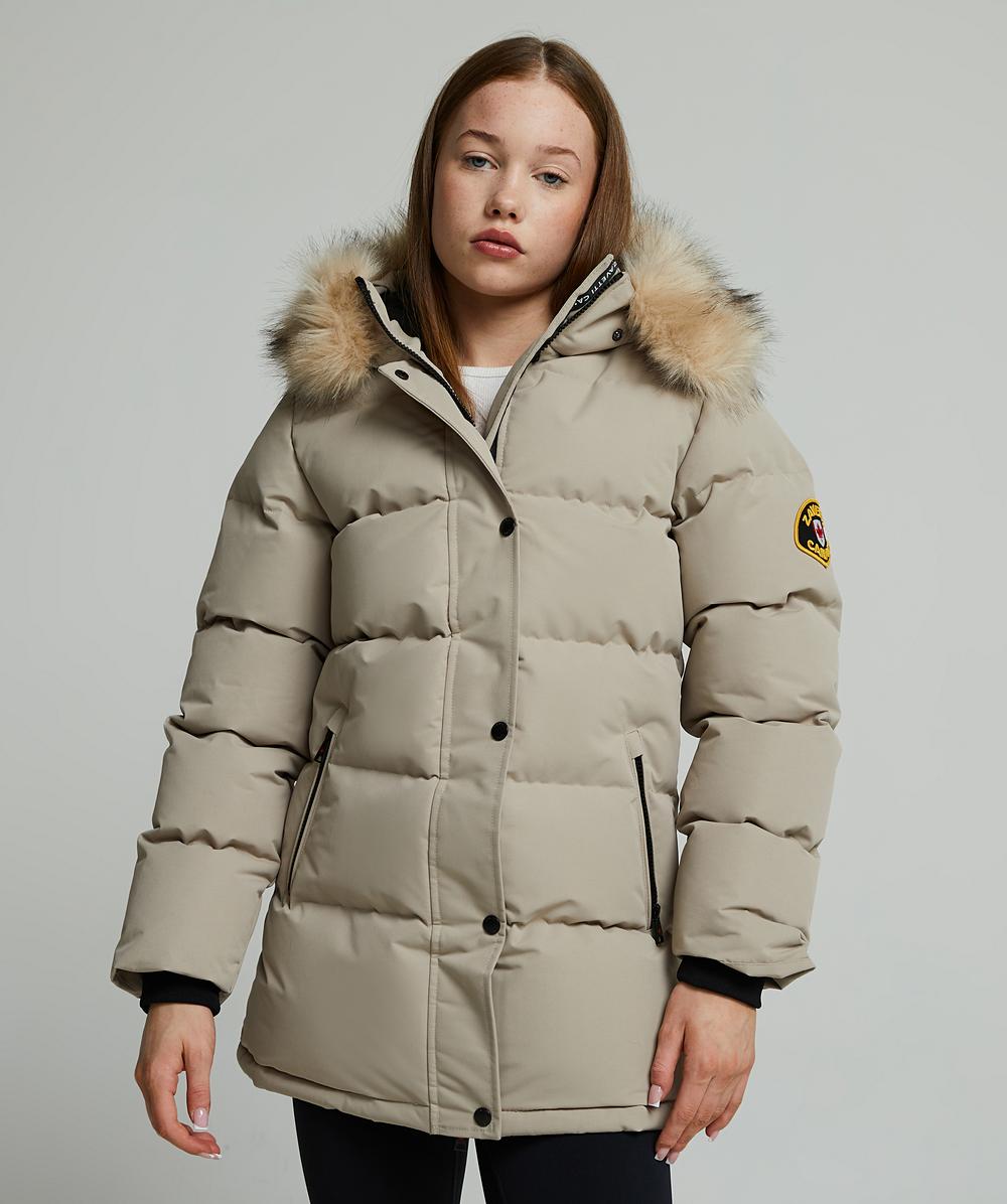 Zavetti Canada Girls Fiorella Puffer Parka Jacket | Pure Cashmere | Zavetti