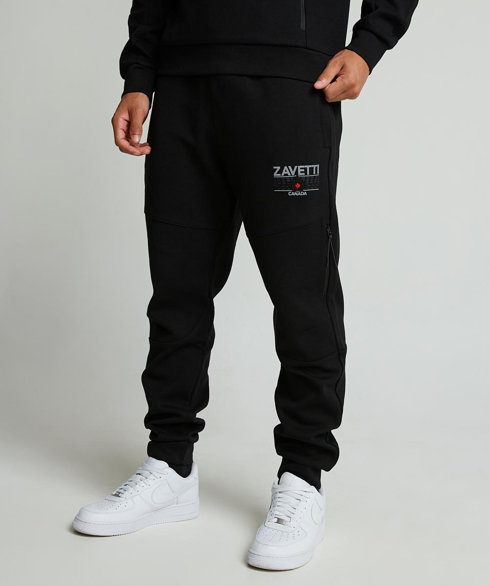 Zavetti Canada Dimola Cargo Jogger | Jet Black | Zavetti