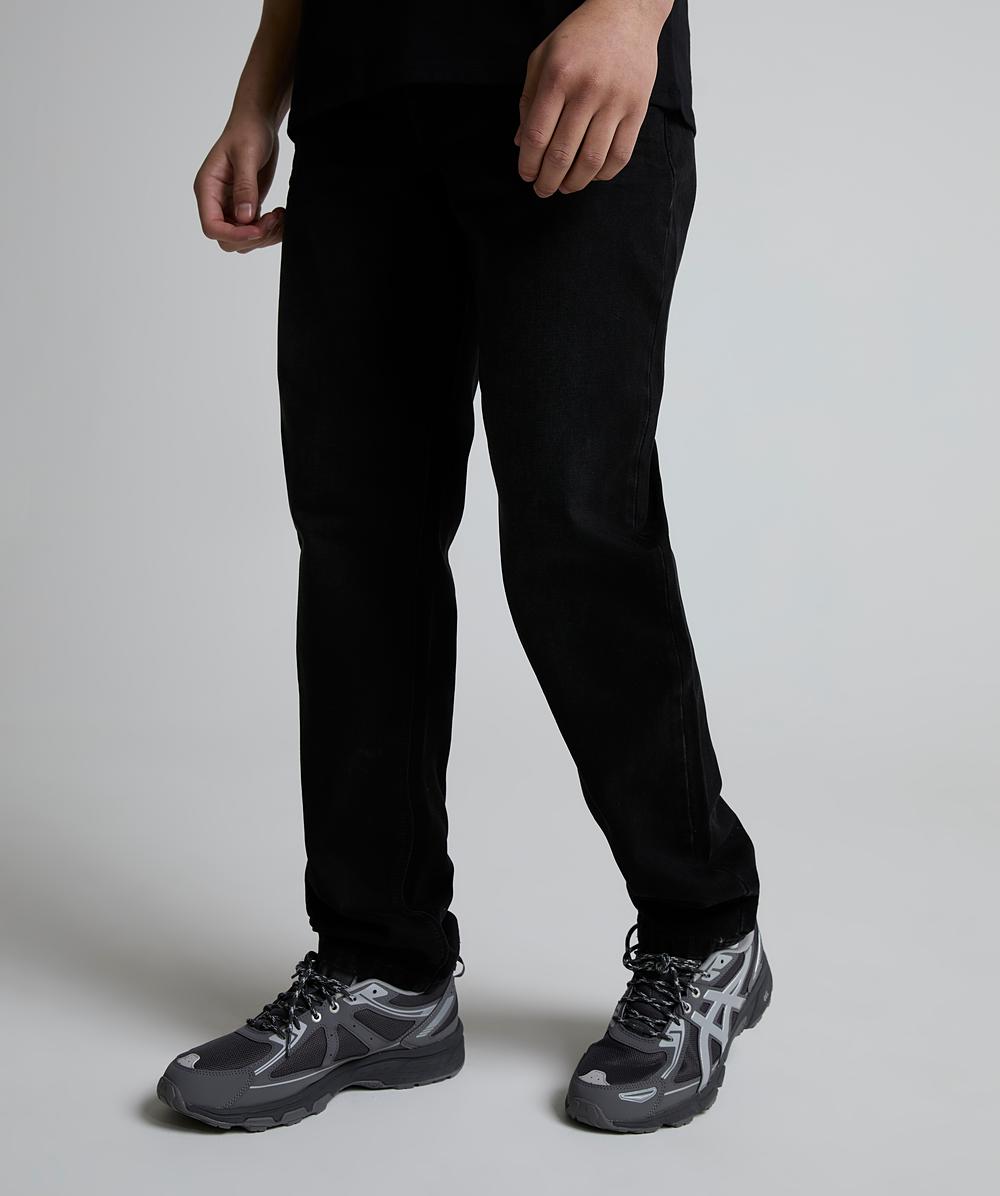 Alessandro Zavetti Lazio Relaxed Slim Fit Jean | Washed Black | Zavetti