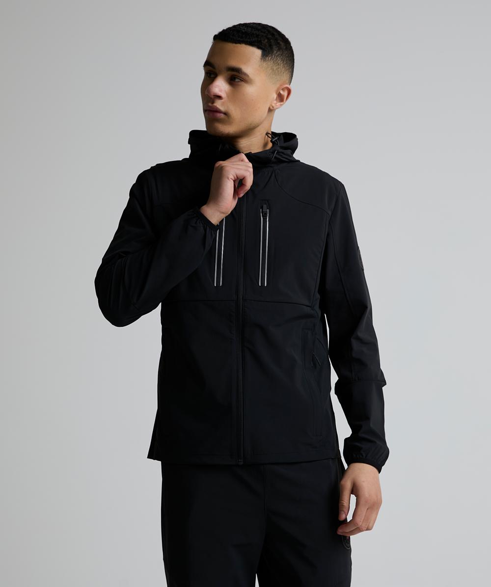 Zavetti Canada Atlin 2.0 Woven Full Zip Hoodie | Black | Zavetti