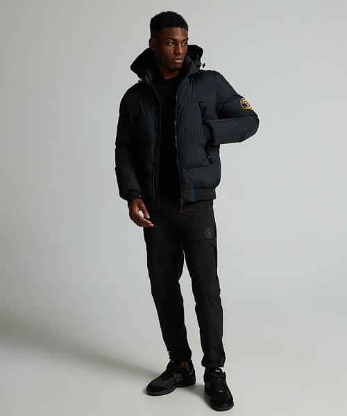 Zavetti Canada Aylmer Long Puffer Parka Jacket | Black | Zavetti